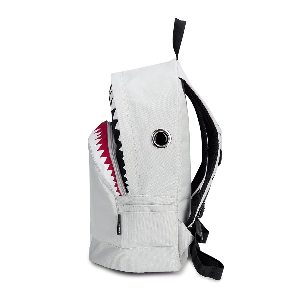 Big Shark Backpack-white on Luulla