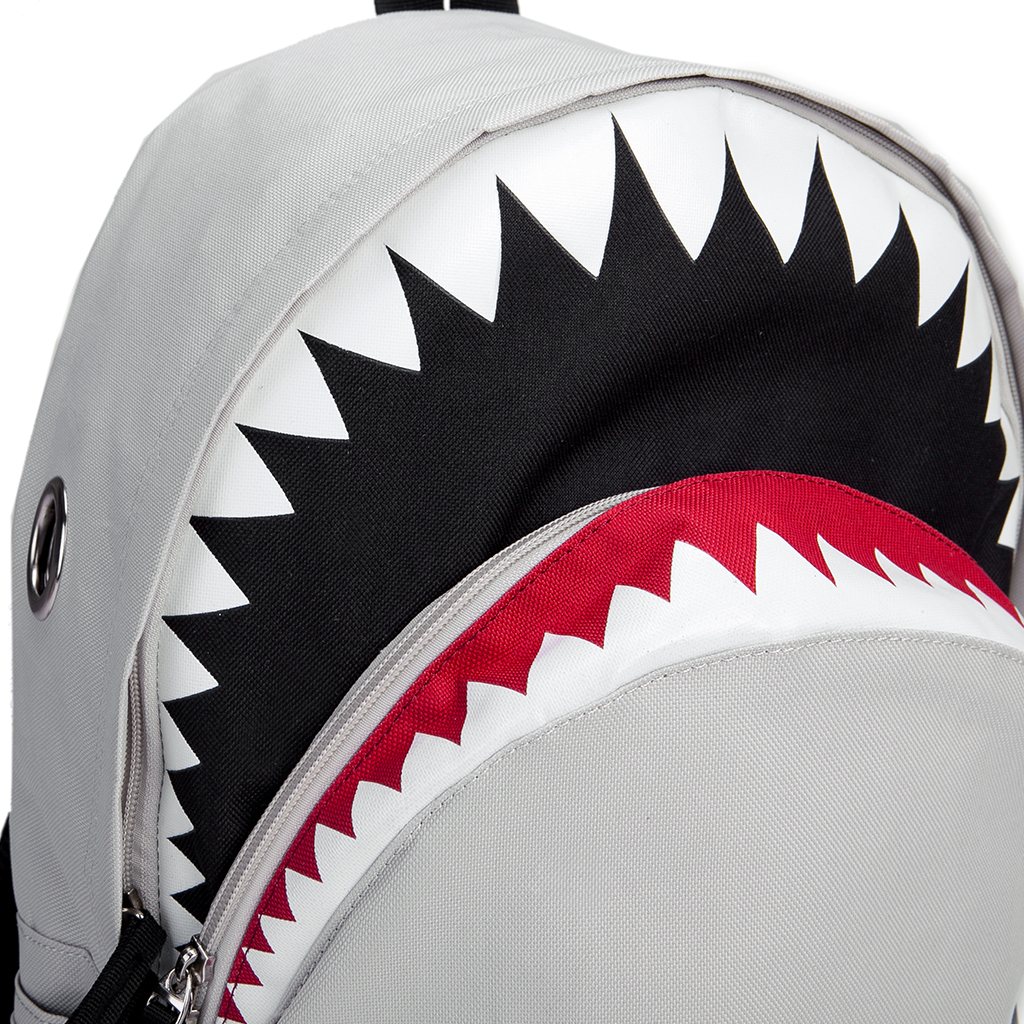 Big Shark Backpack-white on Luulla
